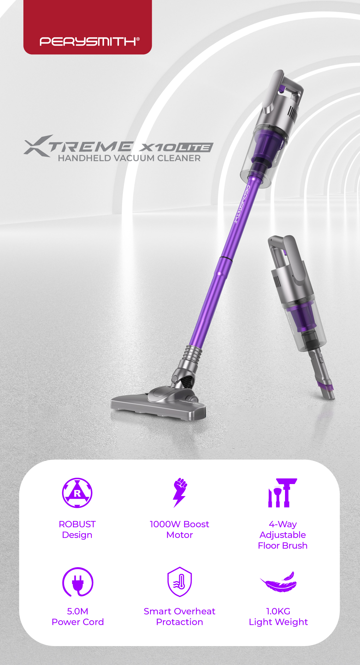 PERYSMITH X10 LITE VACUUM CLEANER - PerySmith Malaysia