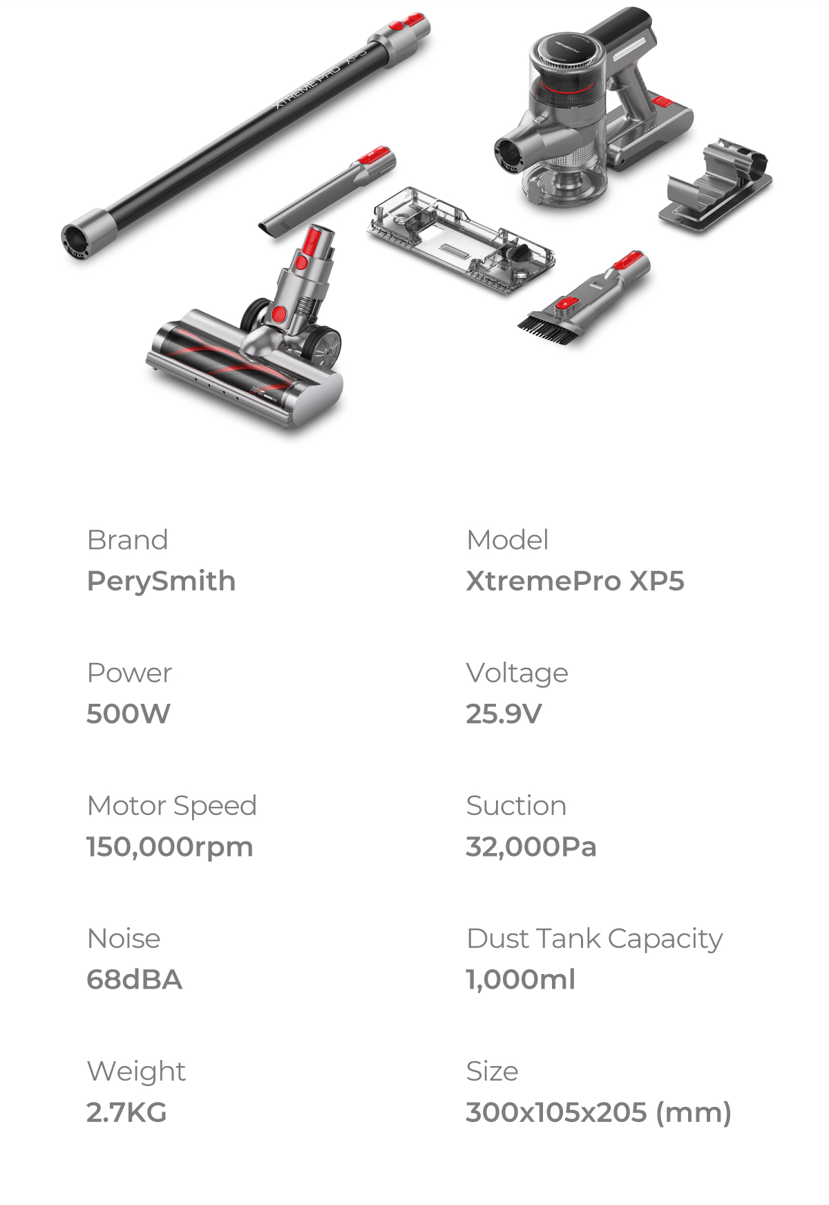 PERYSMITH XP5 VACUUM CLEANER - PerySmith Malaysia