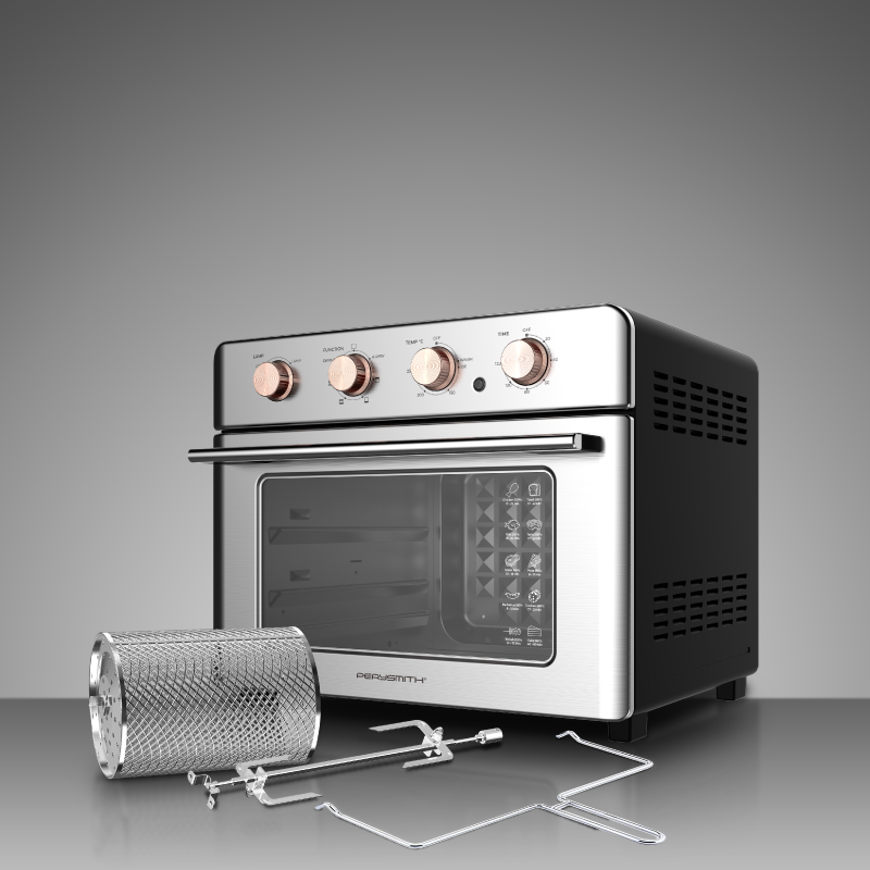 PERYSMITH PS9000 AIR FRYER OVEN - BLACK/RED - PerySmith Malaysia