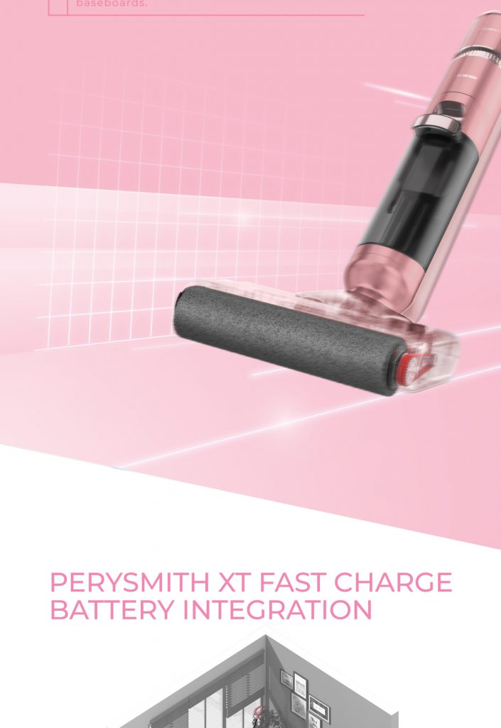 PERYSMITH X BARBIE SMART CORDLESS WET & DRY VACUUM CLEANER Ai9 PRO ...
