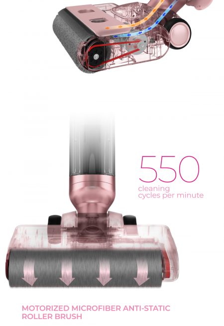 PERYSMITH X BARBIE SMART CORDLESS WET & DRY VACUUM CLEANER Ai9 PRO ...