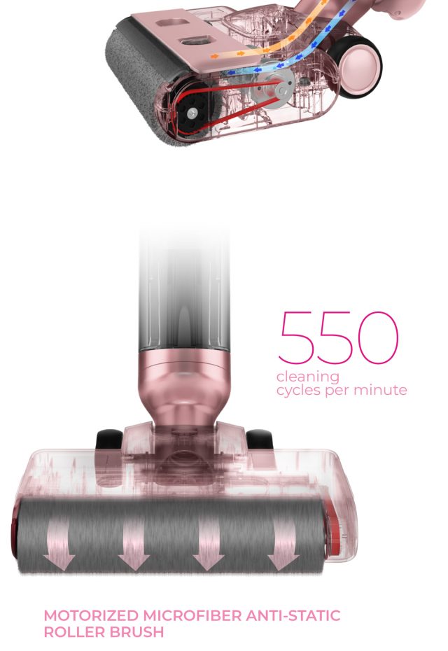 PERYSMITH X BARBIE SMART CORDLESS WET & DRY VACUUM CLEANER Ai9 PRO ...