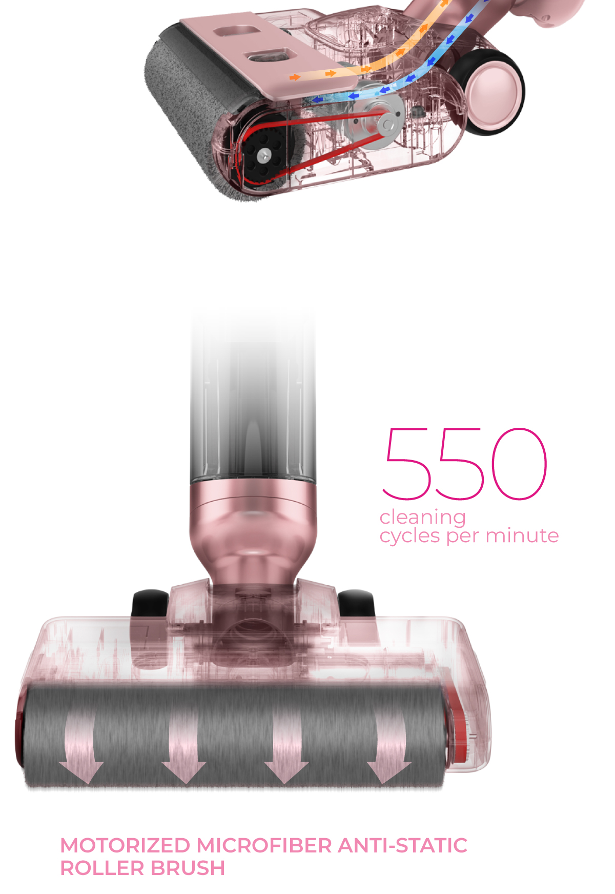 PERYSMITH X BARBIE SMART CORDLESS WET & DRY VACUUM CLEANER Ai9 PRO ...