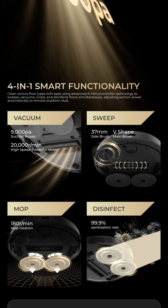 PerySmith Robot Vacuum Cleaner Ai Series Evobot T1 Plus - PerySmith Malaysia